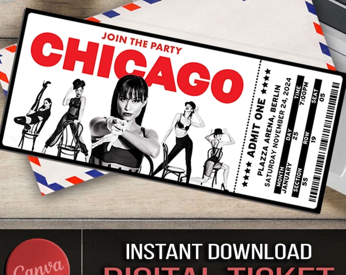 Chicago Musical Inspired Stickers | Chicago Sticker | Chicago Musical ...