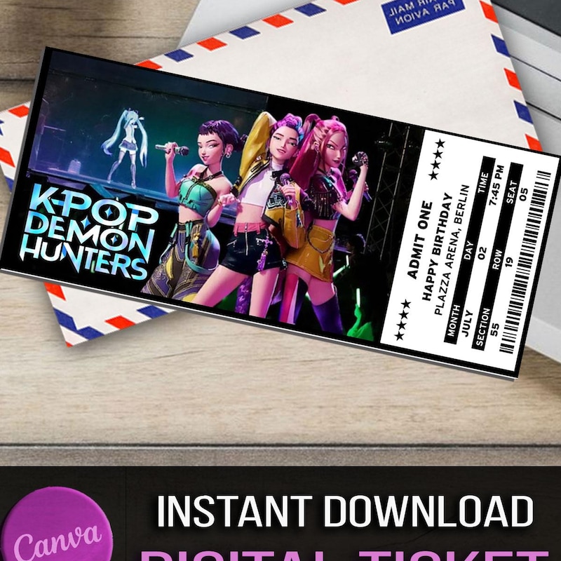 Kpop Demon Hunter Souvenir - Etsy UK