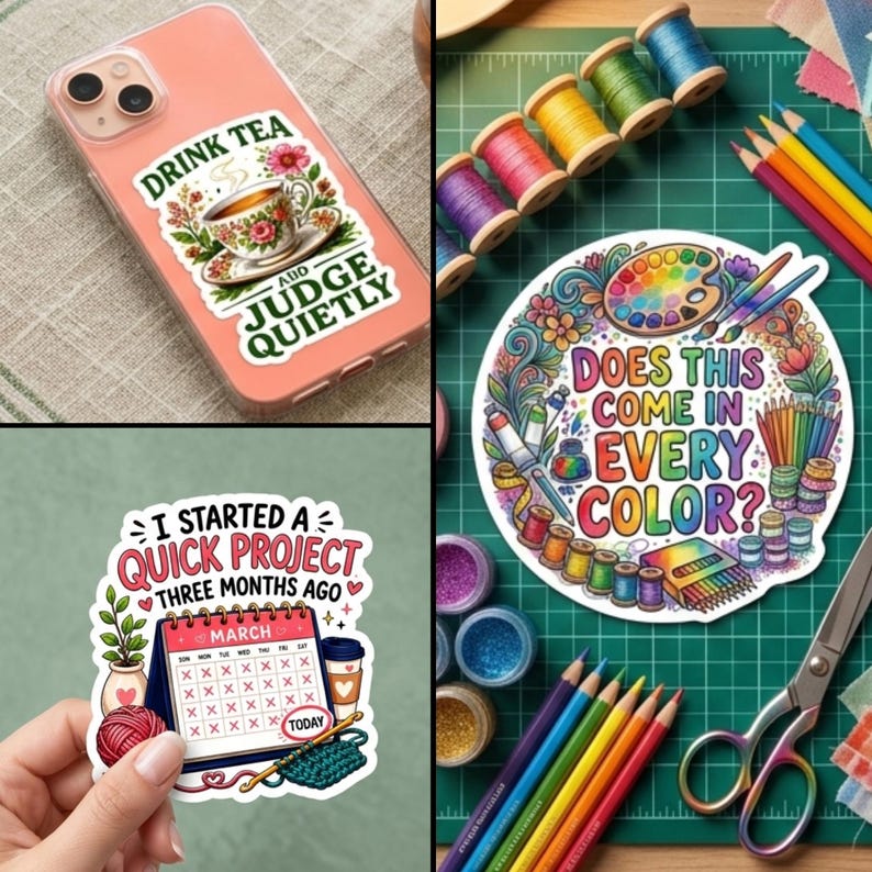 Raccoon Sticker, Sarcastic Floral Decal, Dark Humor Gift - Etsy