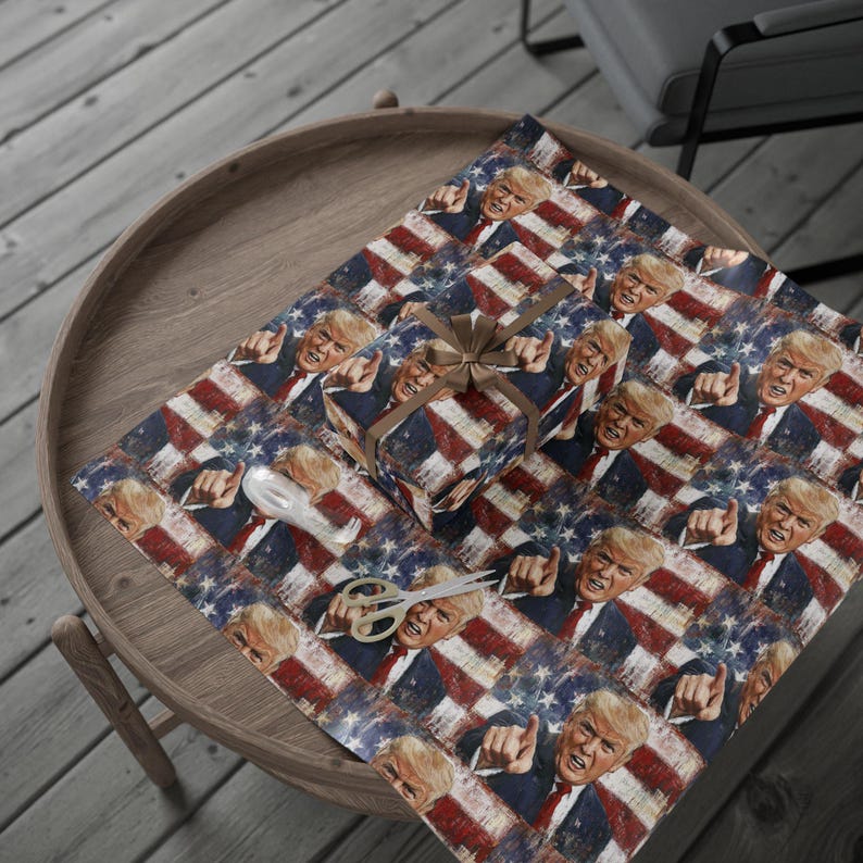 Donald Trump Wrapping Paper - Etsy