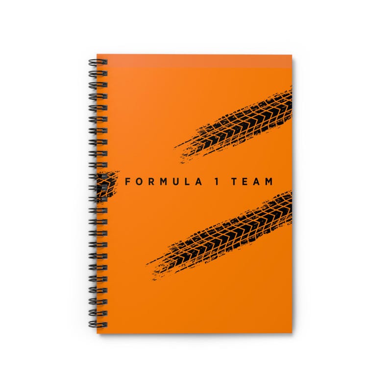 Mclaren F1 Racing Spiral Notebook: Motor Sports Journal - Etsy