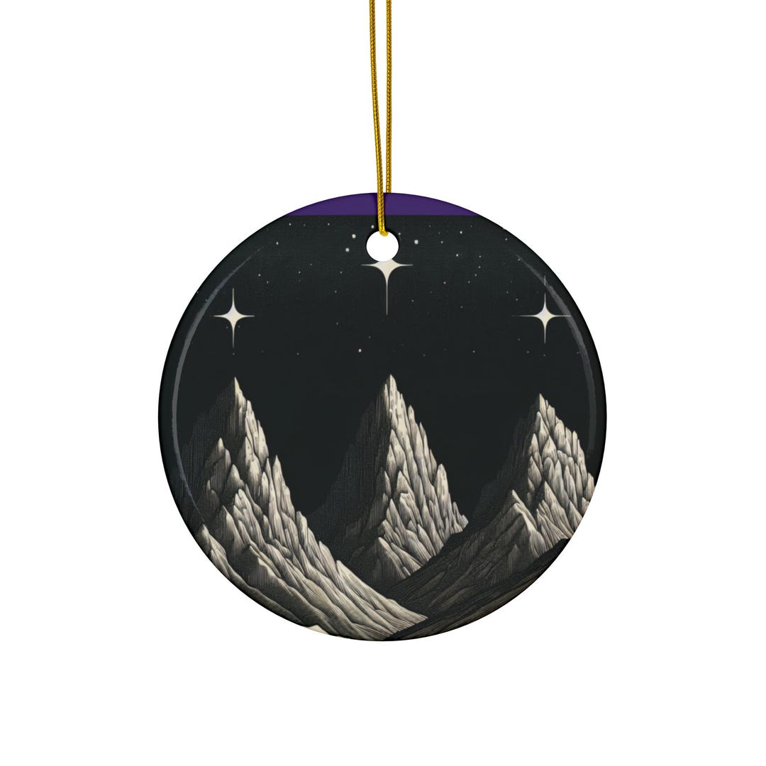 ACOTAR Ceramic Ornament - Rustic Home Decor, Holiday Gifts, Christmas ...