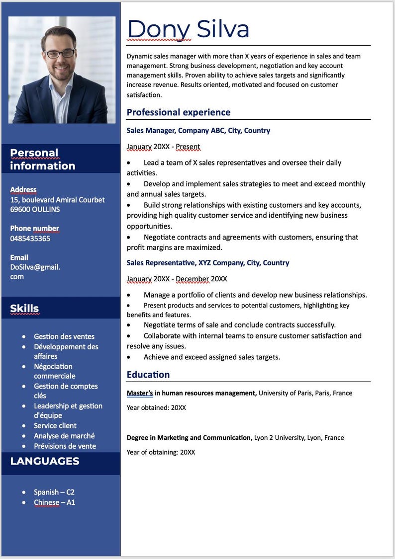Customizable Resume Design Templates - Etsy