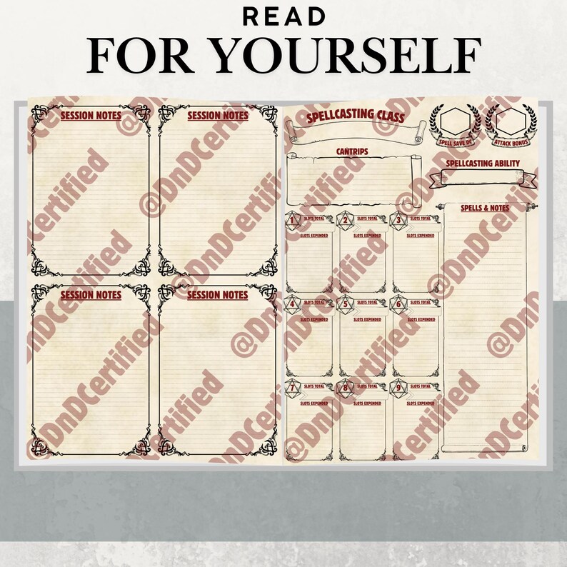 D&D 5e Character Sheet: Fillable RPG Sheet (digital Download) - Etsy