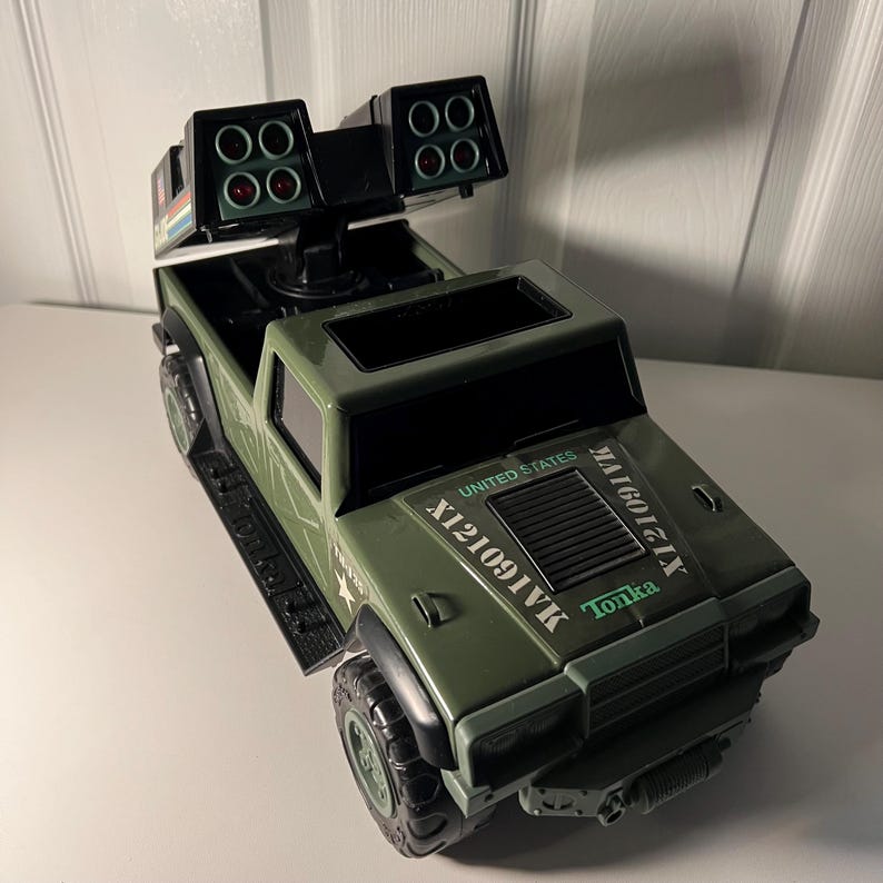 Hasbro 1992 Tonka G.I. Joe Striker Truck Jeep Hummer Missile - Etsy