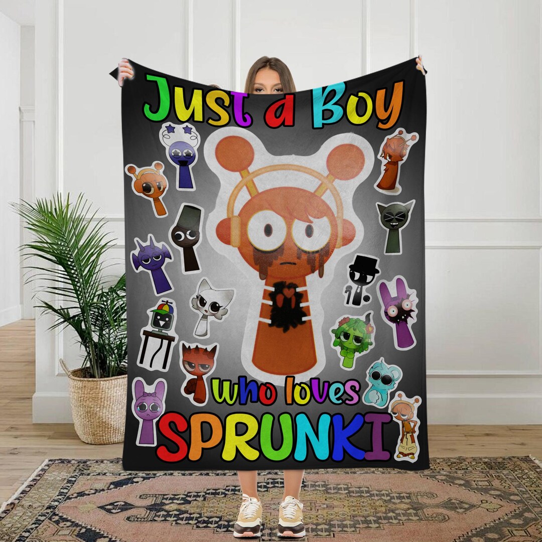 Sprunki Characters Blanket, Ultimate Comfortable Companion for Game Day ...