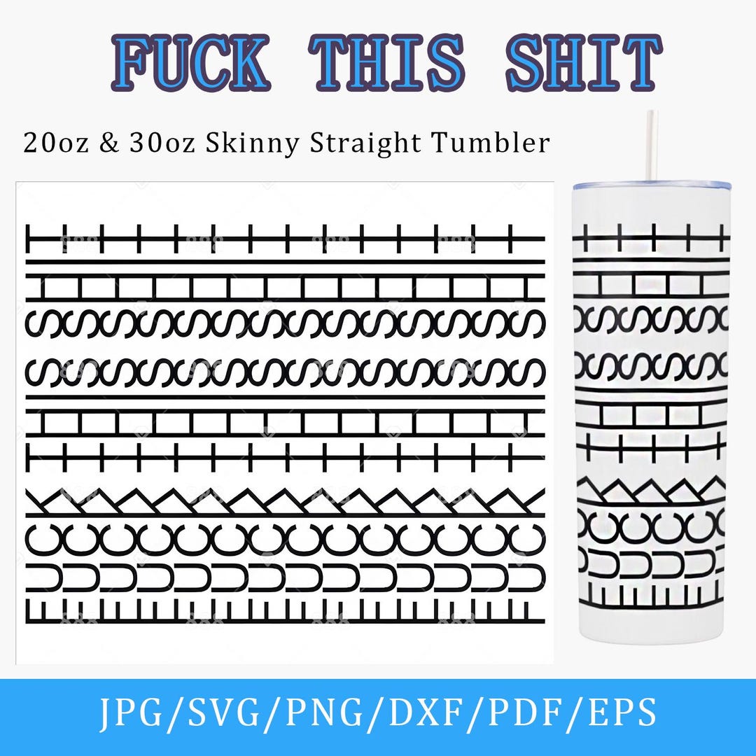 Fuck This Shit Straight Cup - Personalized Funny Message Tumbler ...