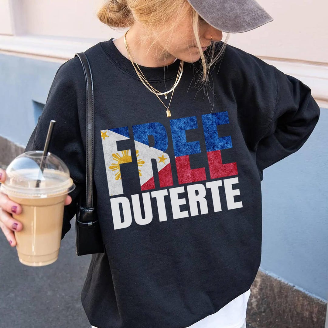 Free Duterte Shirt, Support Duterte I Stand With PRRD Shirt, Free ...