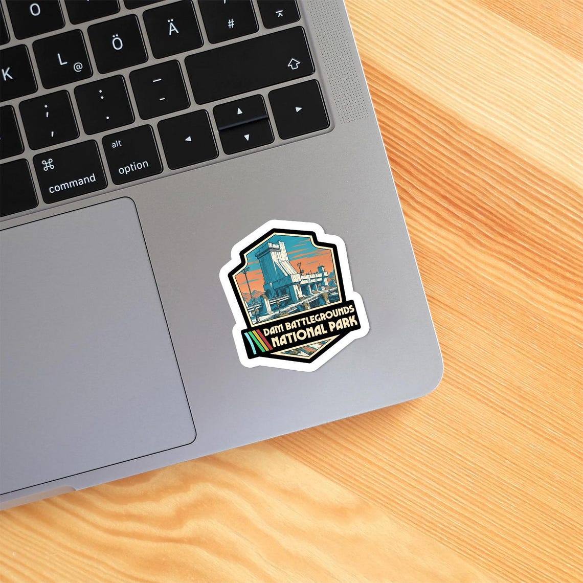 ARC Raiders Map Sticker, ARC Raiders Dam Battlegrounds Vinyl Decal ...