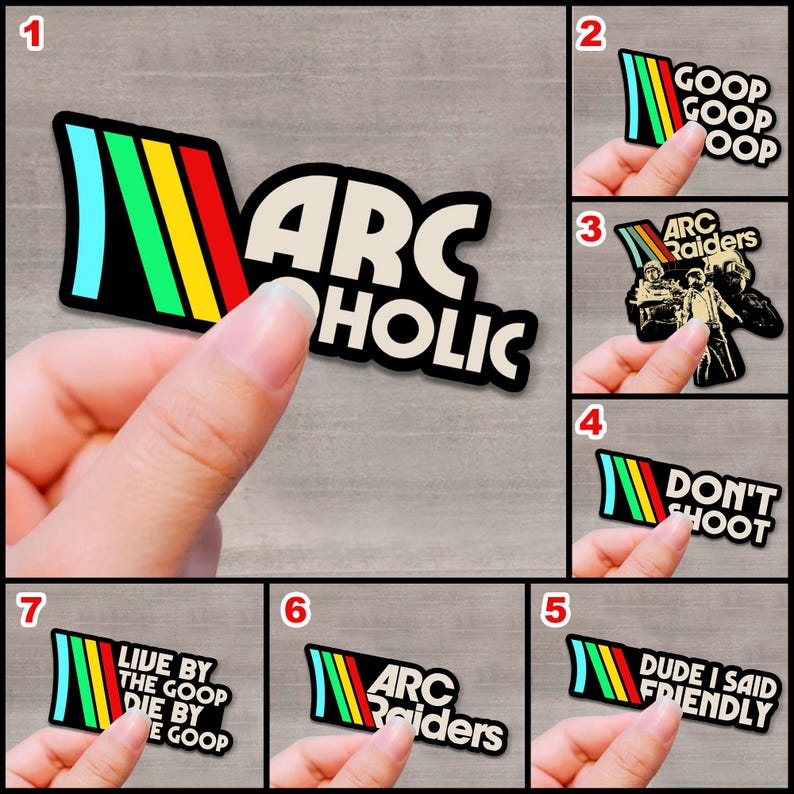 ARC Raiders Gaming Sticker, ARC Raiders Funny Gaming Vinyl Decal, Video ...