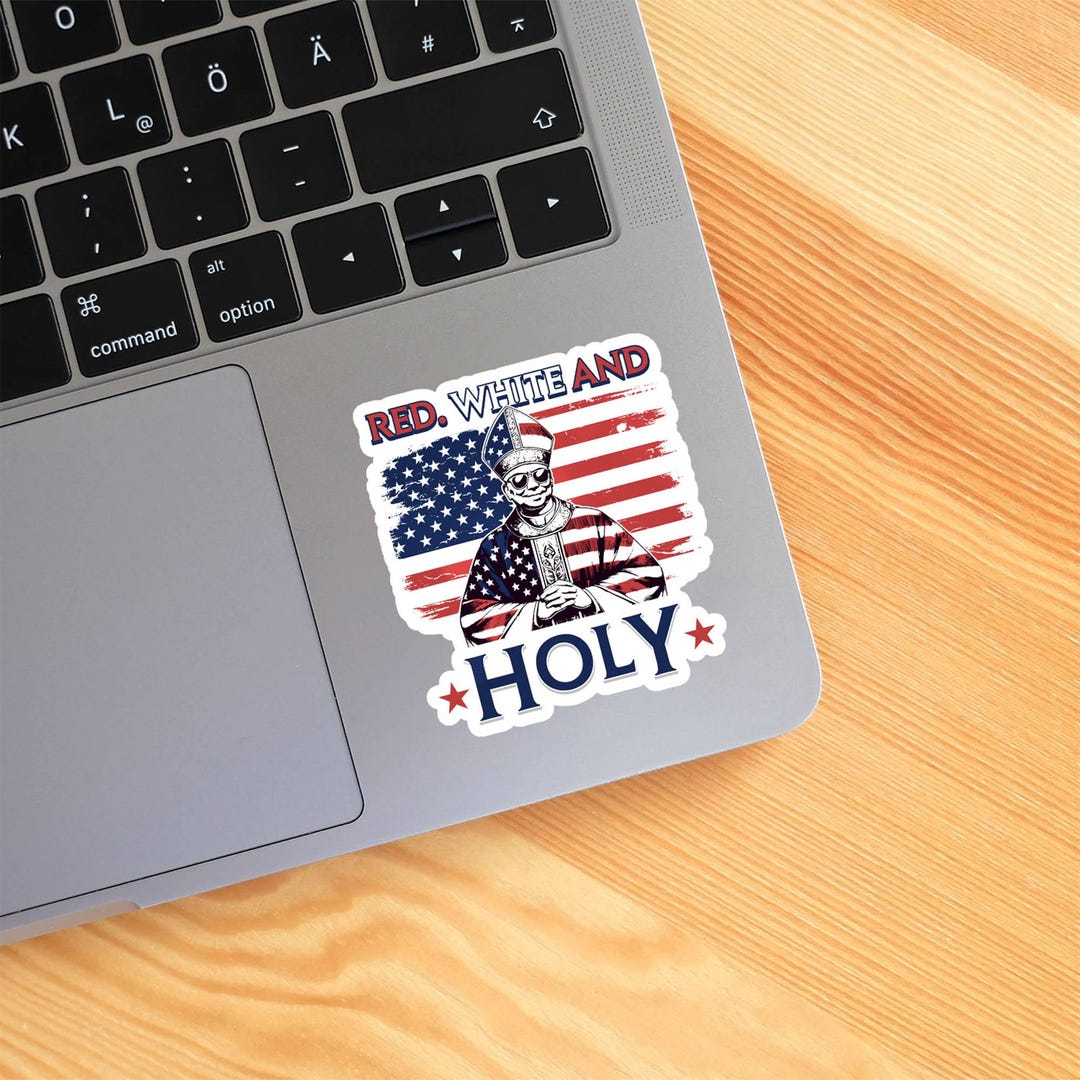 Robert Francis Prevost Stickers First American Pope Sticker Pope Leo ...