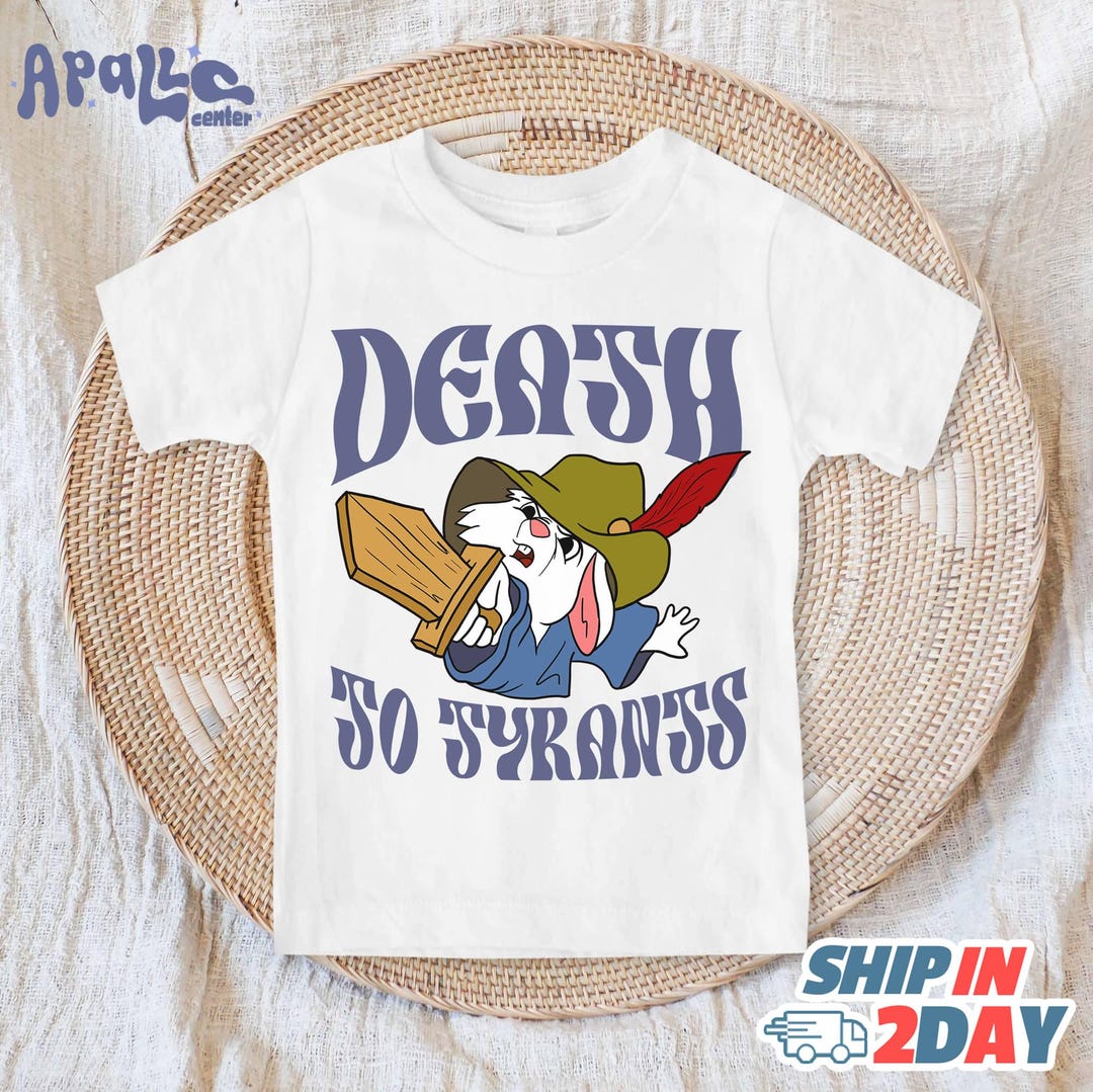 Skippy Rabbit Death to Tyrants Vintage 70s T-shirt, Retro Robin Hood ...