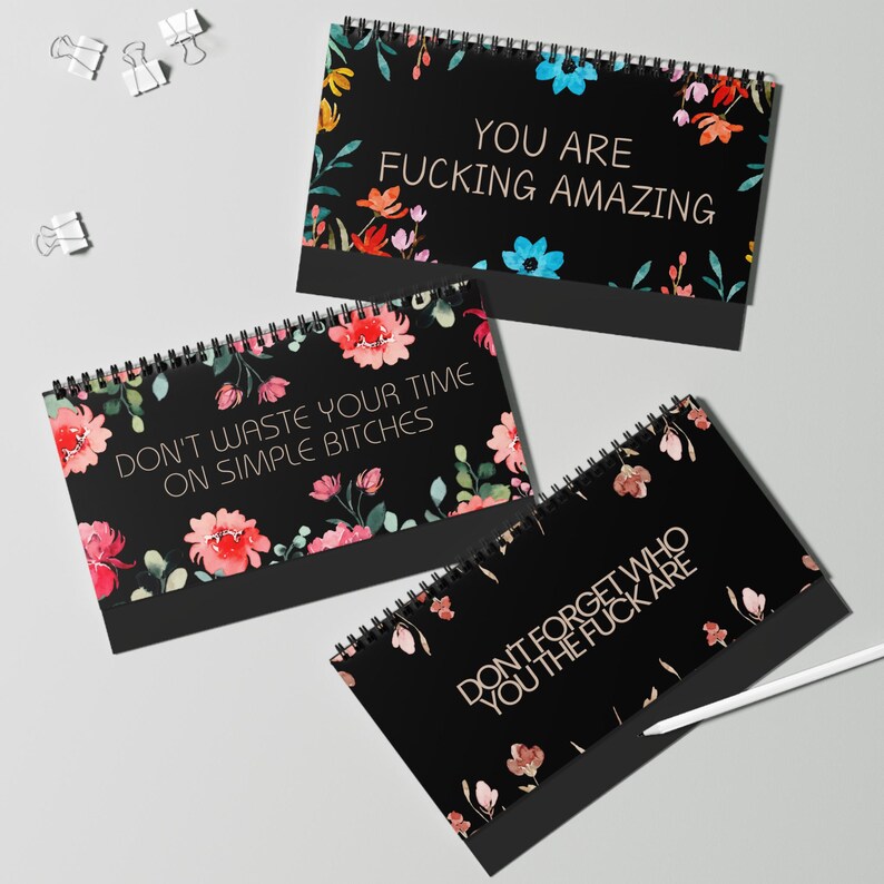 2026 Another F'ing Year Calendar No Grid, Sassy Sayings, Remember Who ...