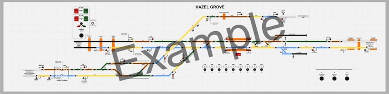 Signal Box Diagrams - Etsy UK