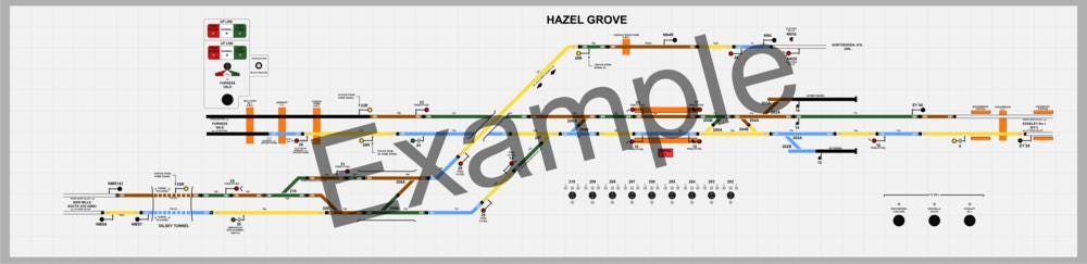 Signal Box Diagrams - Etsy UK