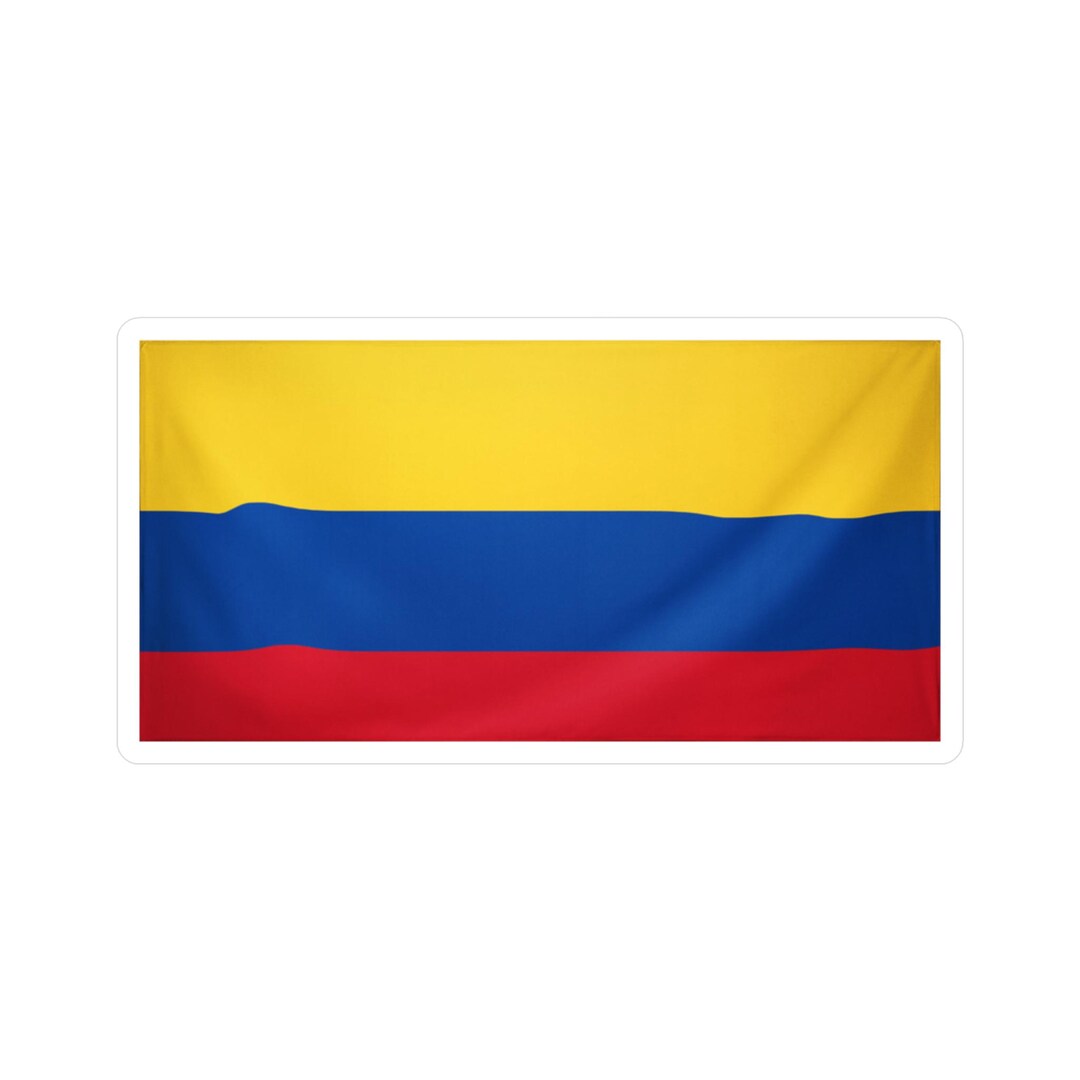 Colombia Flag Vinyl Stickers - Perfect for Laptops, Water Bottles ...