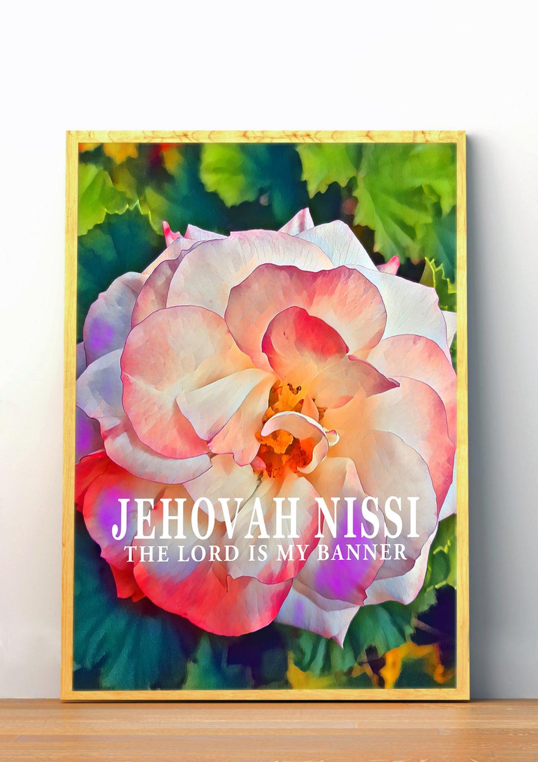 Jehovah Nissi, the Lord is My Banner, Flower Photo Art Print (digital ...