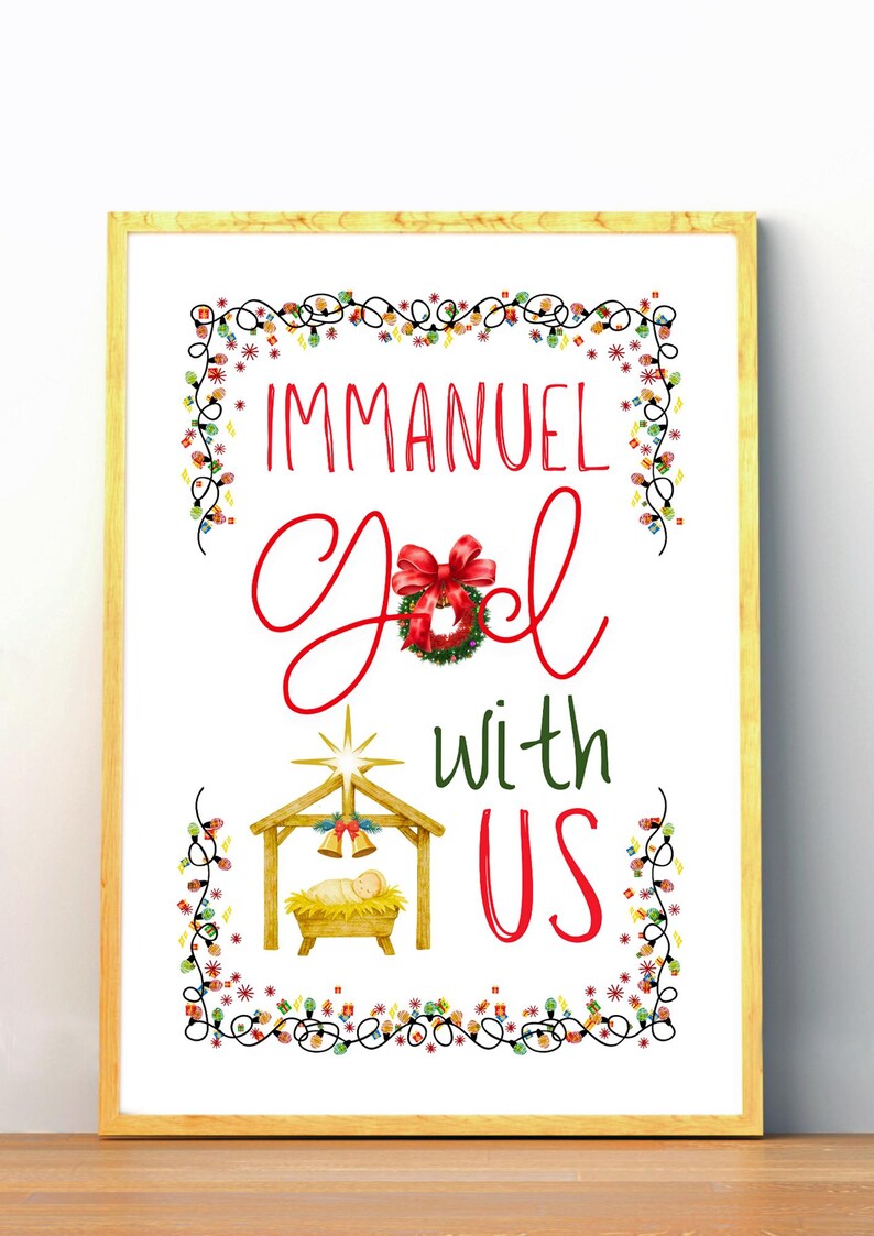 Immanuel, God With Us. (digital Download) - Etsy