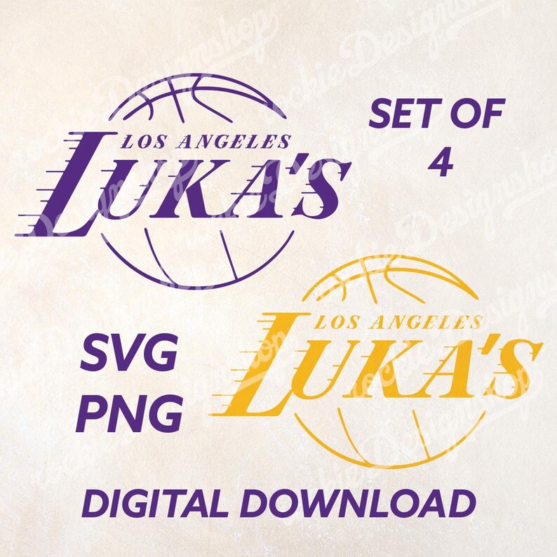 Lakers Luka Doncic Design: Custom Logo (digital Download) - Etsy