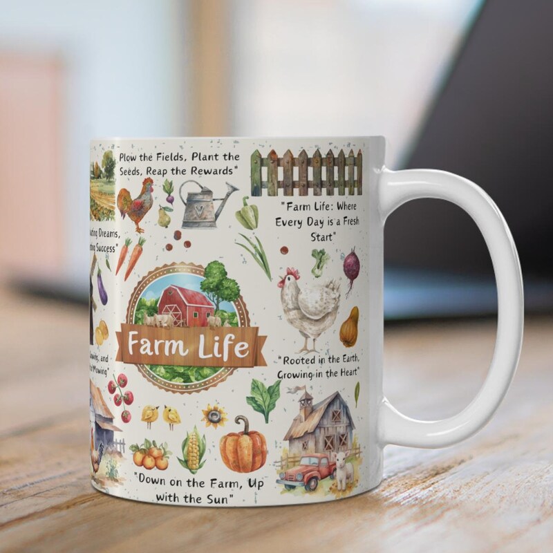 Farmhouse Coffee Mug - Etsy