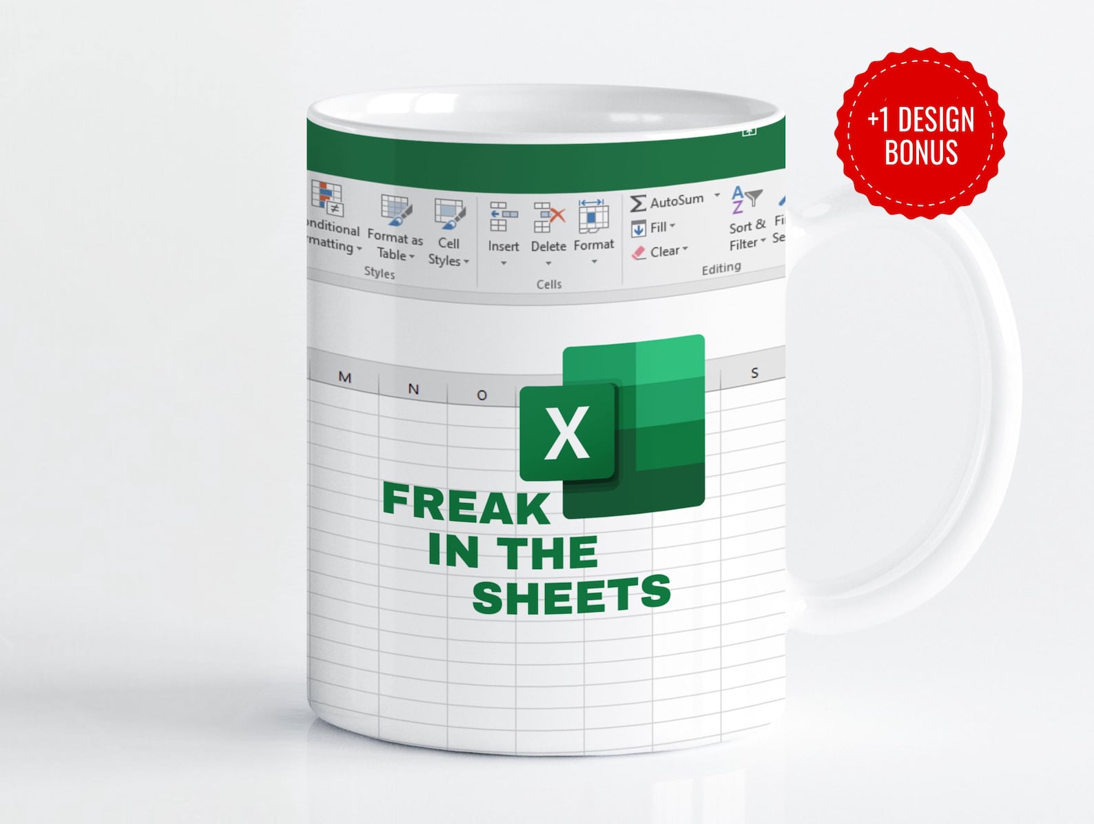 Funny Excel Mug Wrap Sublimation Template: 11oz & 15oz Designs (digital ...