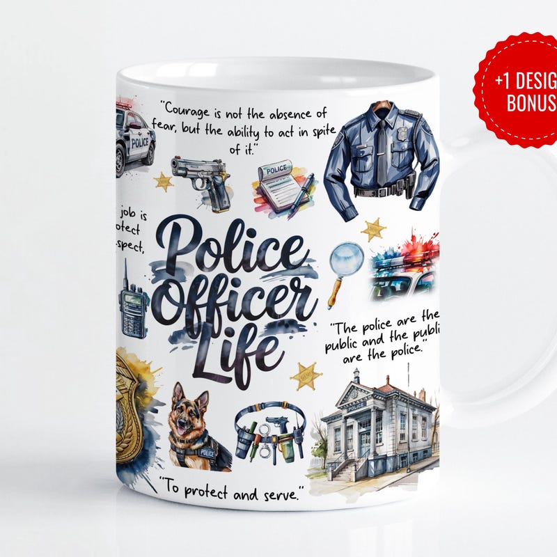 Police Coffee Mug - Etsy