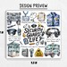 Security Guard Life Tumbler Design: Watercolor Sublimation PNG (digital ...