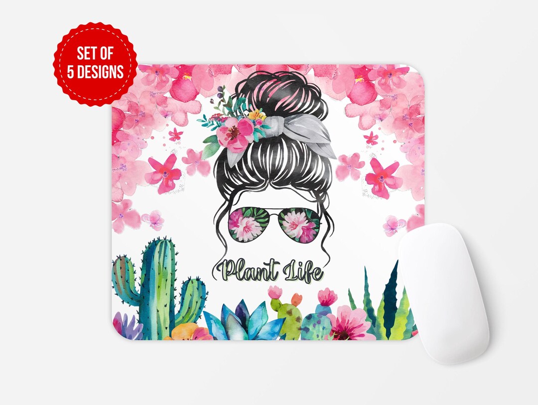 Plant Lover Mouse Pad Design: Floral Greenery PNG (digital Download) - Etsy
