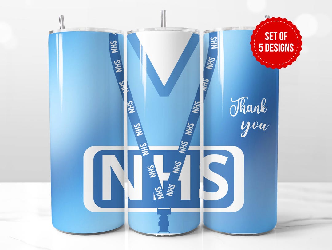 NHS Life Tumbler Design | Watercolor Medical Icons, Scrubs & Healthcare ...