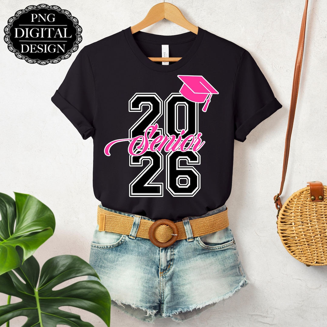 Senior 2026 PNG: Graduation Class Design (digital Download) - Etsy