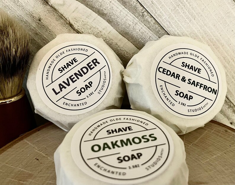 Men's Shave Soaps, Mens Soap, 3 SOAP BUNDLE, Gift for Him. - Etsy