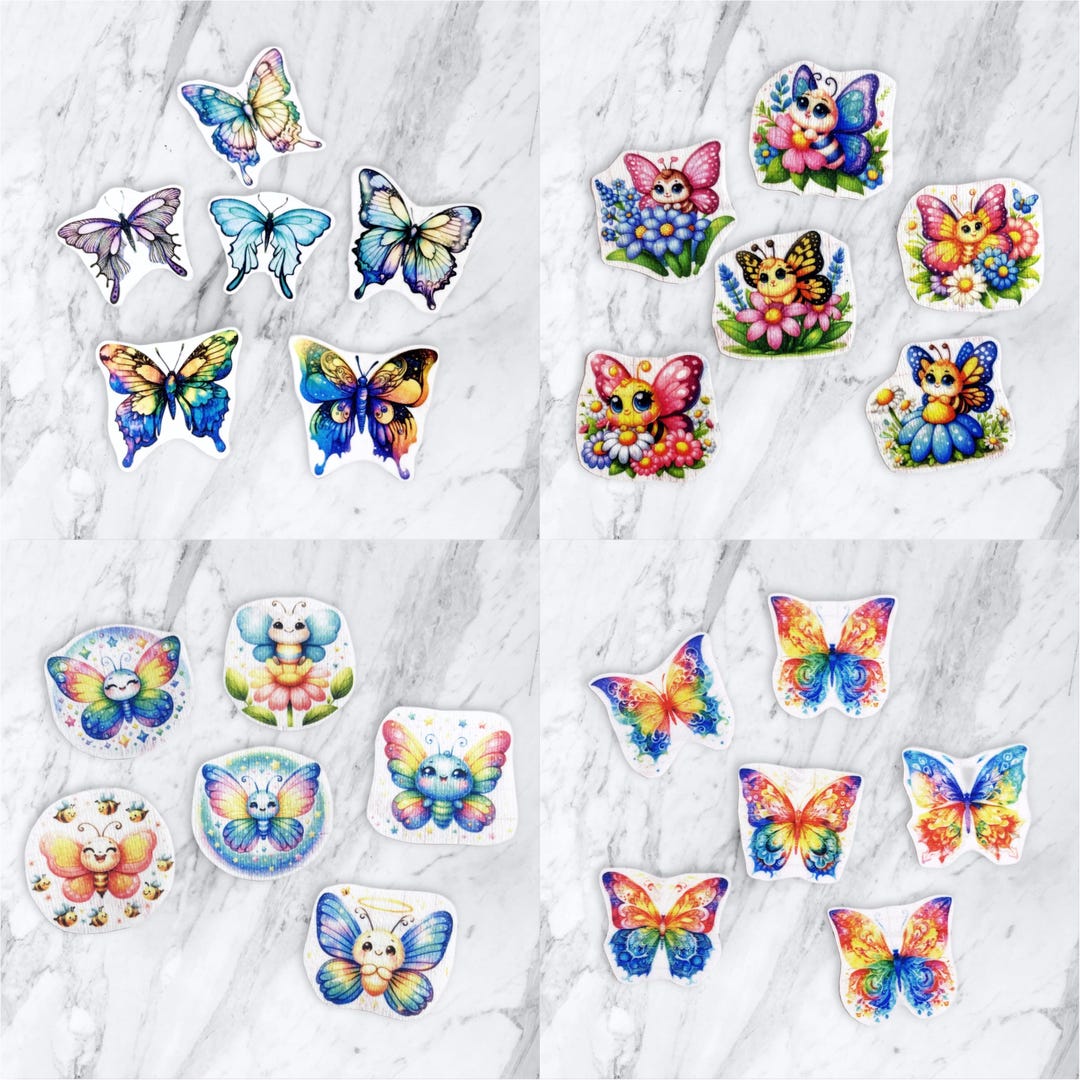 Butterfly Decorative Tubie Tape Shapes for Nasogastric NG Tube NJ Cords ...