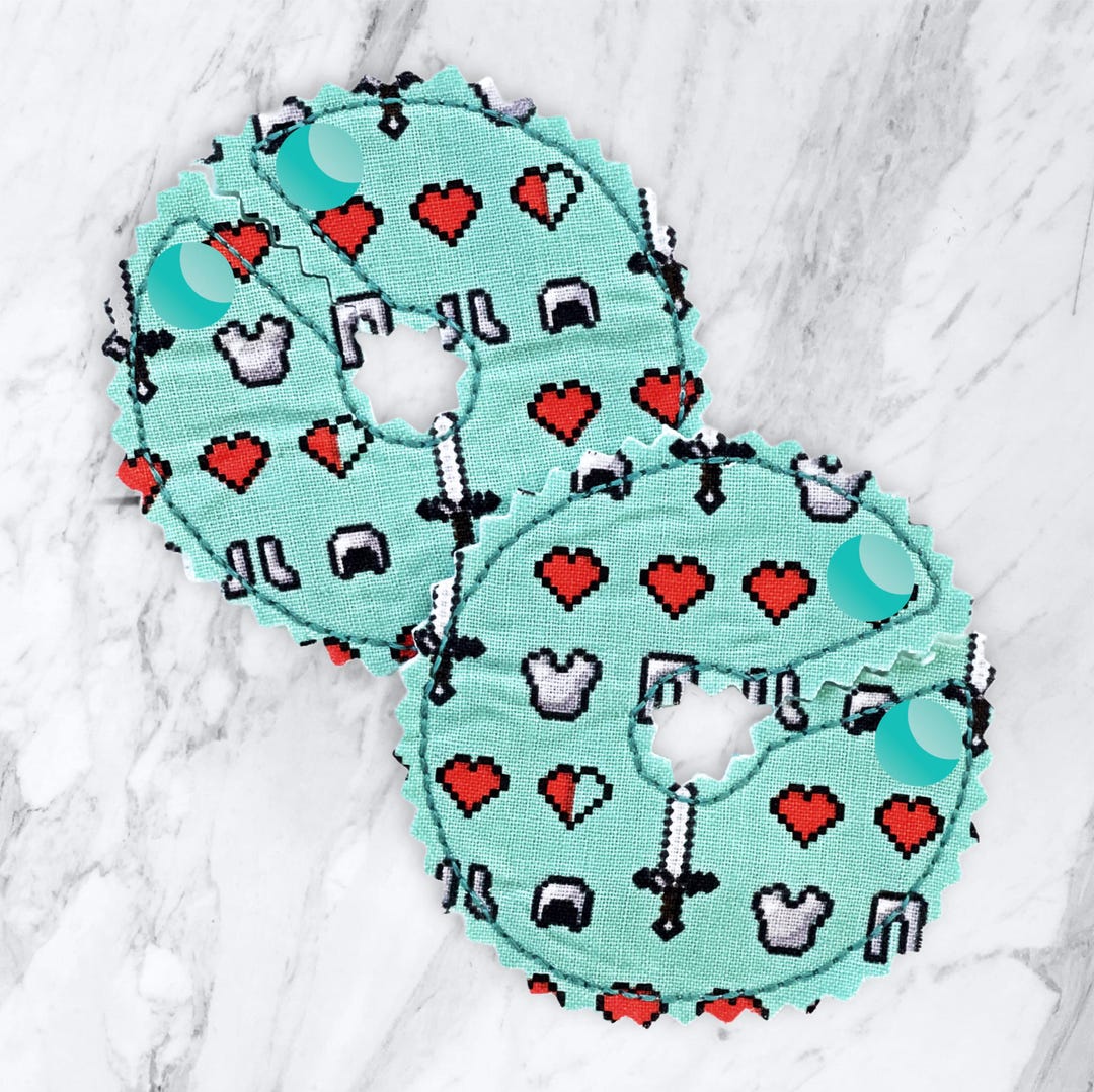 Set of 2 Gtube Pads 100% Cotton G Tube Pad Feeding Tube Pads G-tube ...