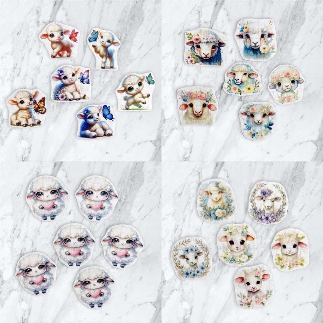 Sheep Lamb Decorative Tubie Tape Shapes for Nasogastric NG Tube NJ ...