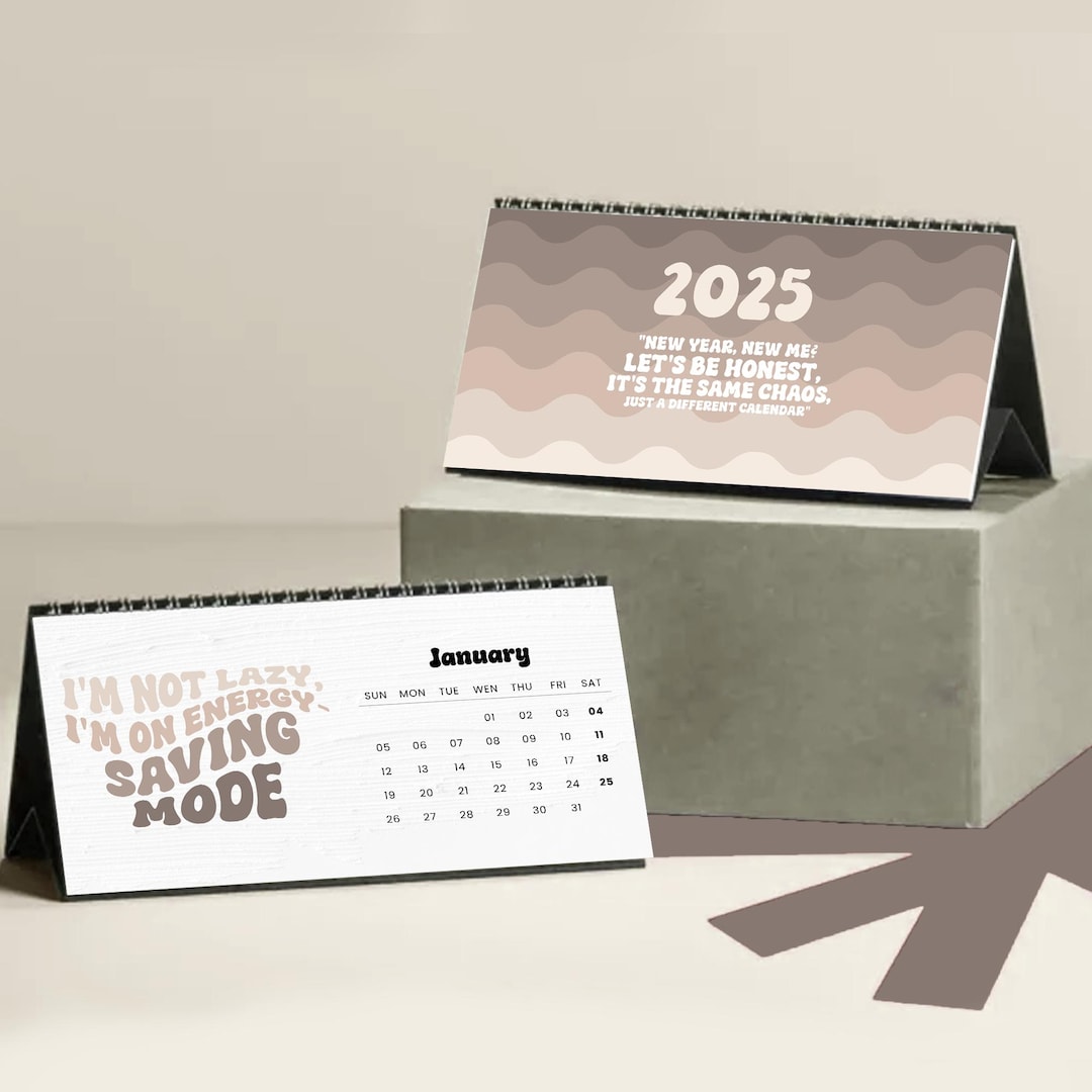 2025 Funny Sarcastic Personalized Desk Calendar, Gift for Women, Men ...