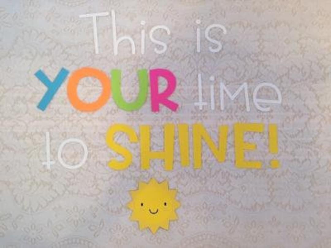 Teacher Ready Made Bulletin Board/your Time to Shine/sun/elementary ...