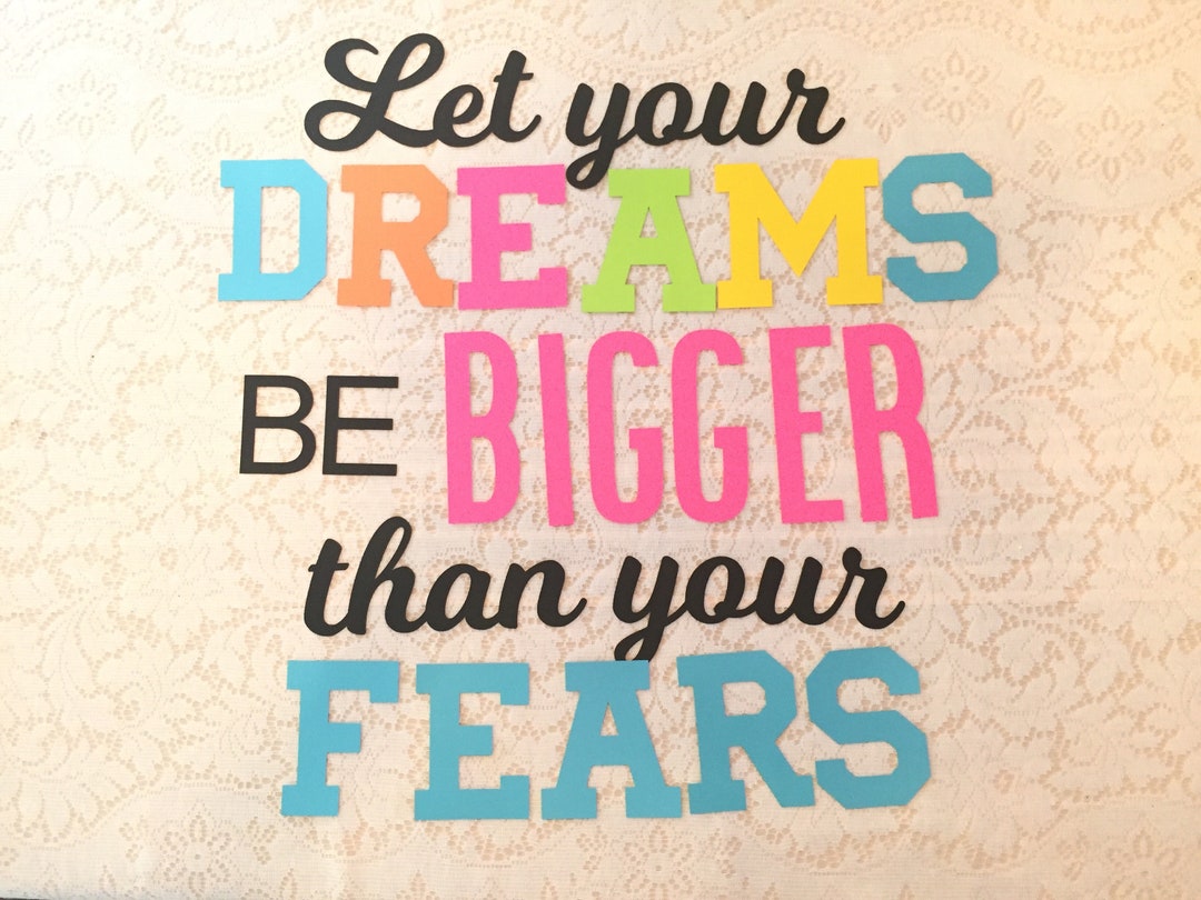 Teacher Ready Made Bulletin Board/let Your Dreams Be Bigger Than Your ...