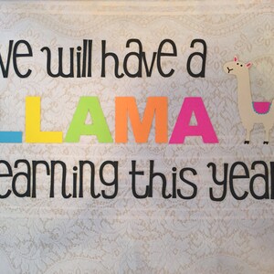 Teacher Ready Made Bulletin Board/llama/learning/elementary/school - Etsy