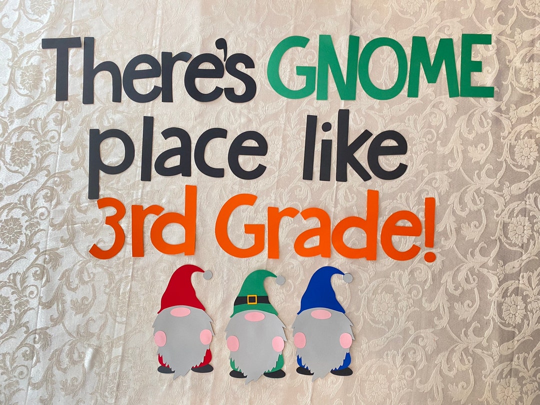 Teacher Ready Made Bulletin Board/gnome/grade/elementary School ...