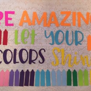 Teacher Ready Made Bulletin Board/be Amazing/elementary | Etsy