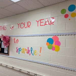Teacher Ready Made Bulletin Board/your Year to Sparkle/elementary ...