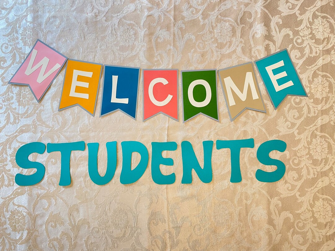 Teacher Ready Made Bulletin Board/welcome Students/school/classroom ...