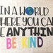 Teacher Ready Made Bulletin Board/color the World/kindness/elementary ...