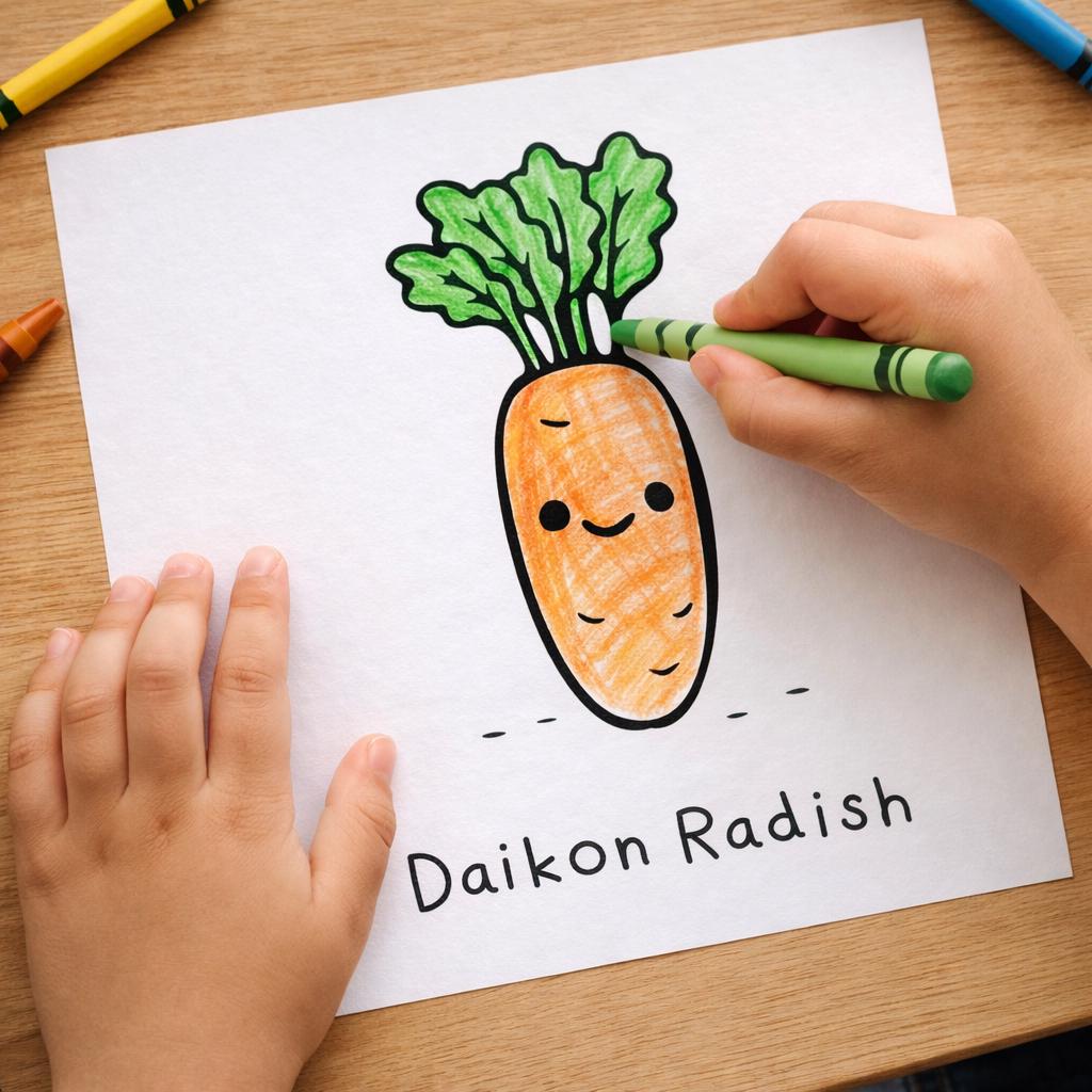 Cute Vegetable Coloring Pages – Kids Printable Coloring Set – Kawaii ...