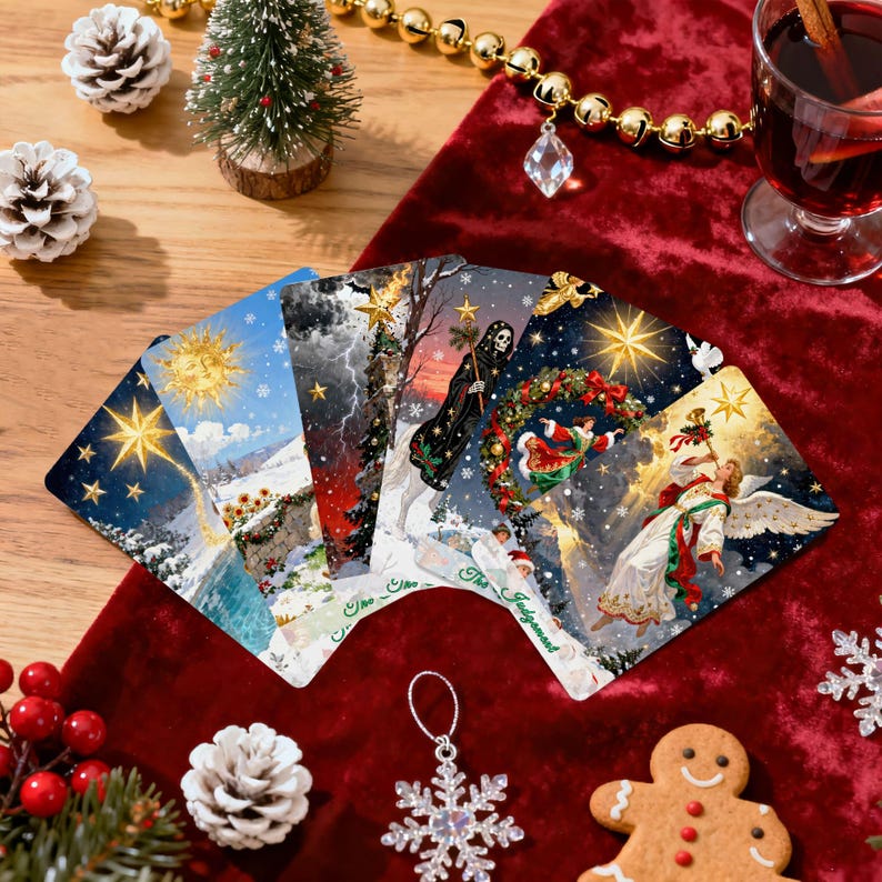Snowflake Arcana Tarot: A Snow-kissed Journey of Magic and Miracles - Etsy