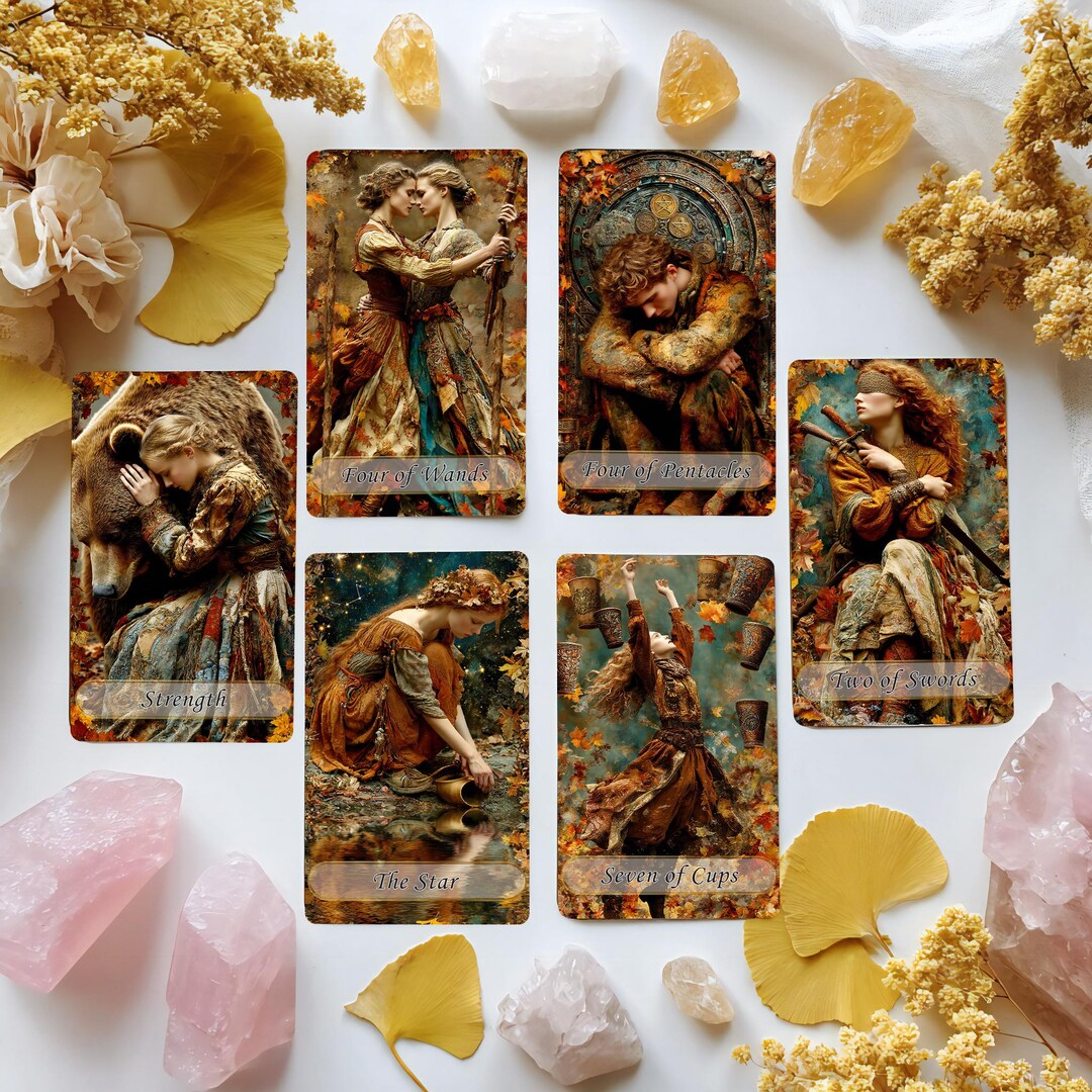 Autumn Adventure Tarot With Guidebook : A Journey Through Nature's ...