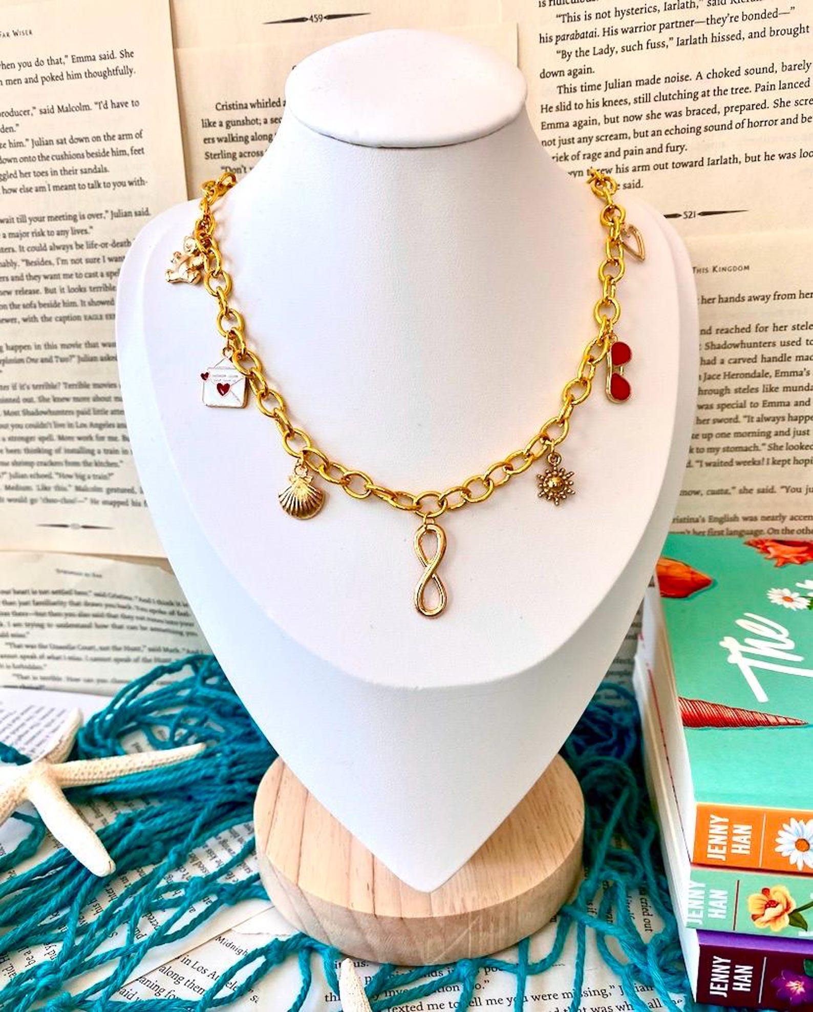 Team Conrad Charm Necklace: the Summer I Turned Pretty, Booktok Jewelry ...