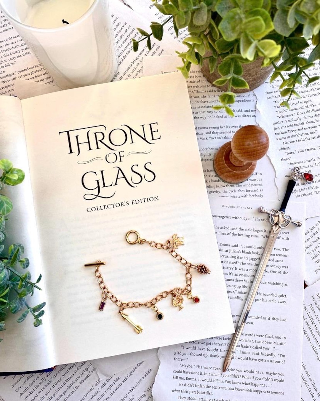 Charm Jewelry, to Whatever End, Throne of Glass Inspired, Bookish ...