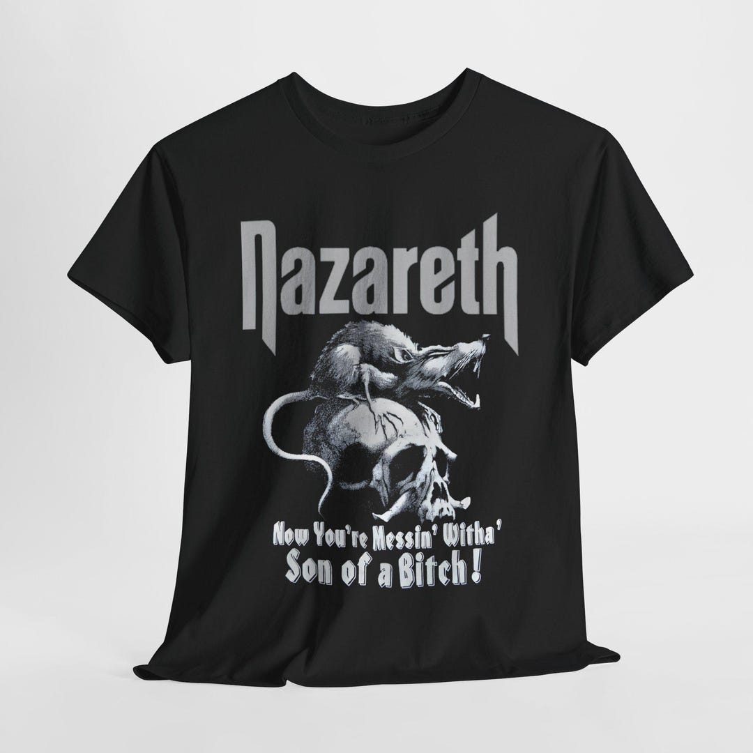 Nazareth Now You're Messin Poster Album Cover T Shirt All Sizes S-5XL ...