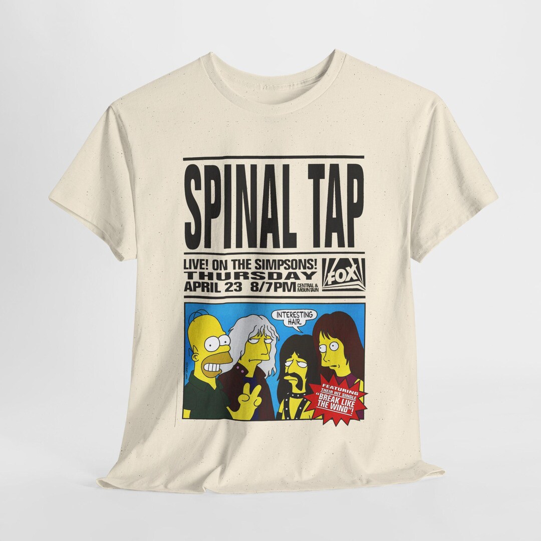 This is Spinal Tap Simpsons Band Poster Album Cover T Shirt All Sizes S ...